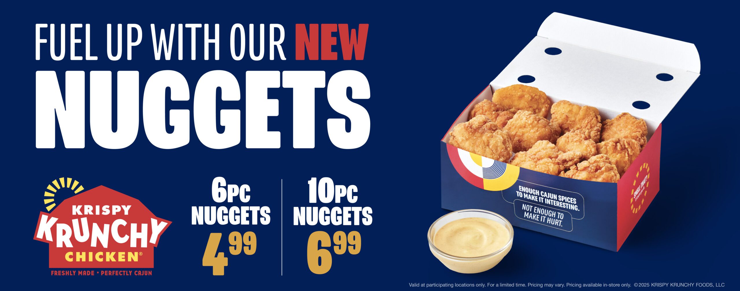 Krispy Krunchy Chicken® – Freshly Made, Perfectly Cajun